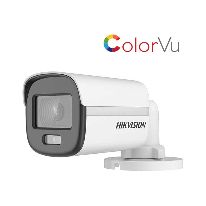 Camera thân trụ Colorvu 2MP hồng ngoại 20m, mic thu âm