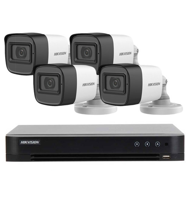 Trọn bộ 16 Camera, Đầu ghi hình TVI HIKVISION 2MP Audio